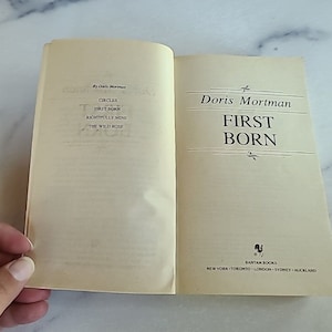 First Born by Doris Mortman, 1988 Vintage Paperback - Etsy
