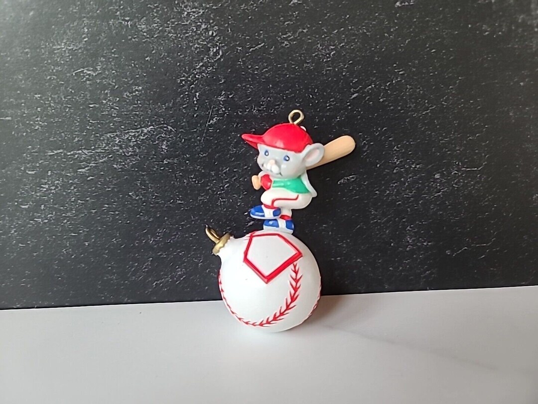Baseball Mouse Christmas Ornament - Etsy
