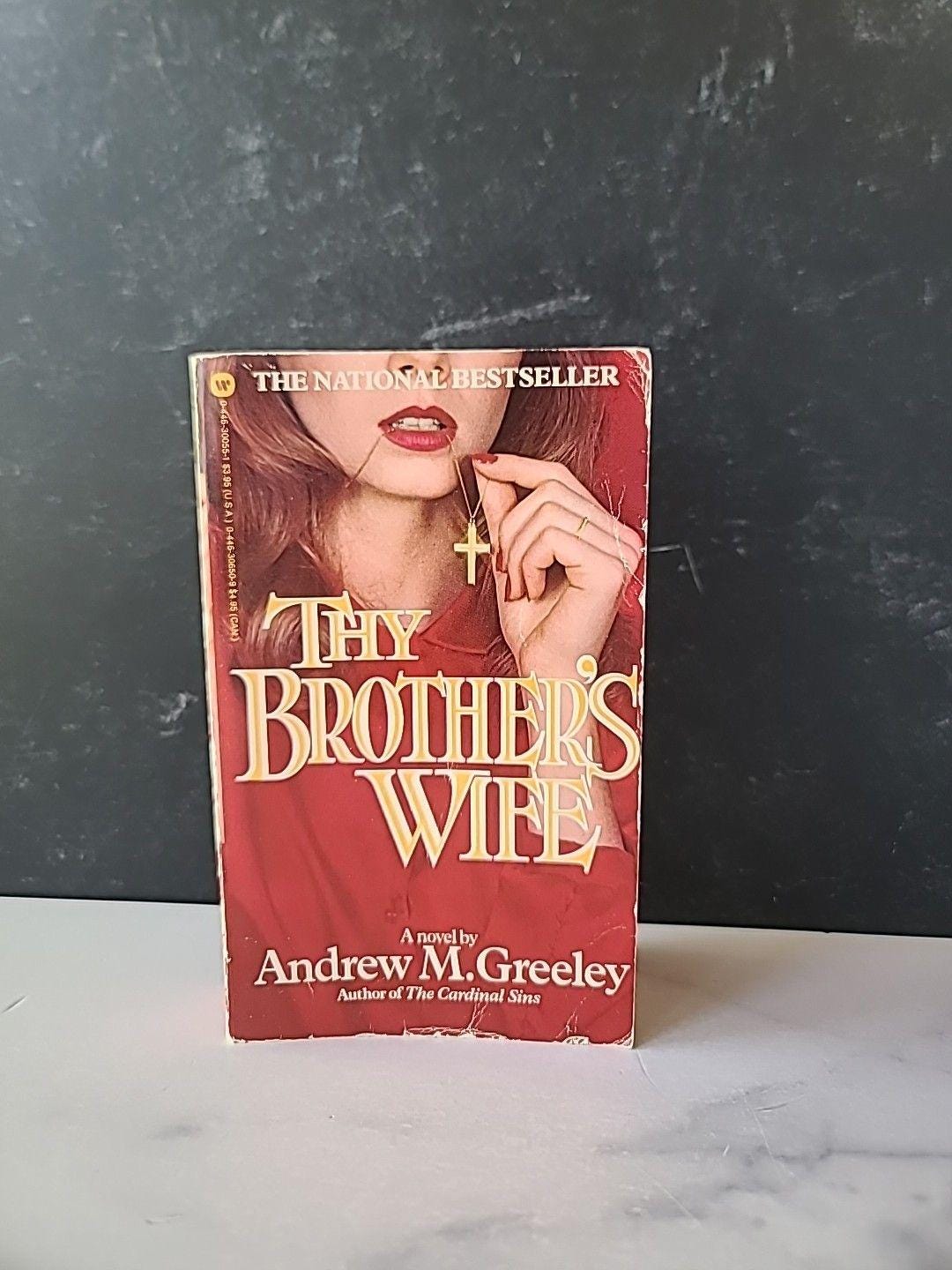 Thy Brother's Wife by Andrew M. Greeley Paperback - Etsy