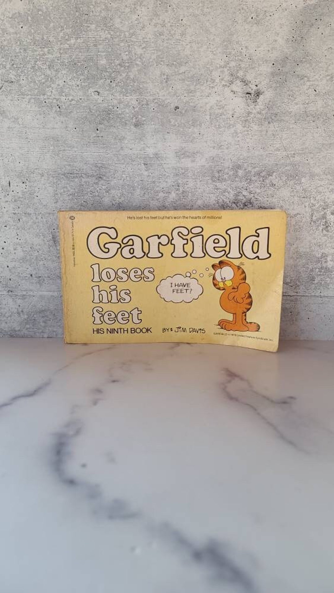 Garfield Loses His Feet - Etsy