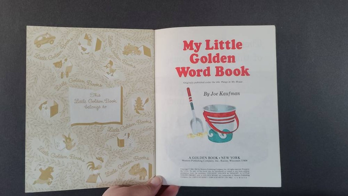 My Little Golden Word Book A Little Golden Book - Etsy