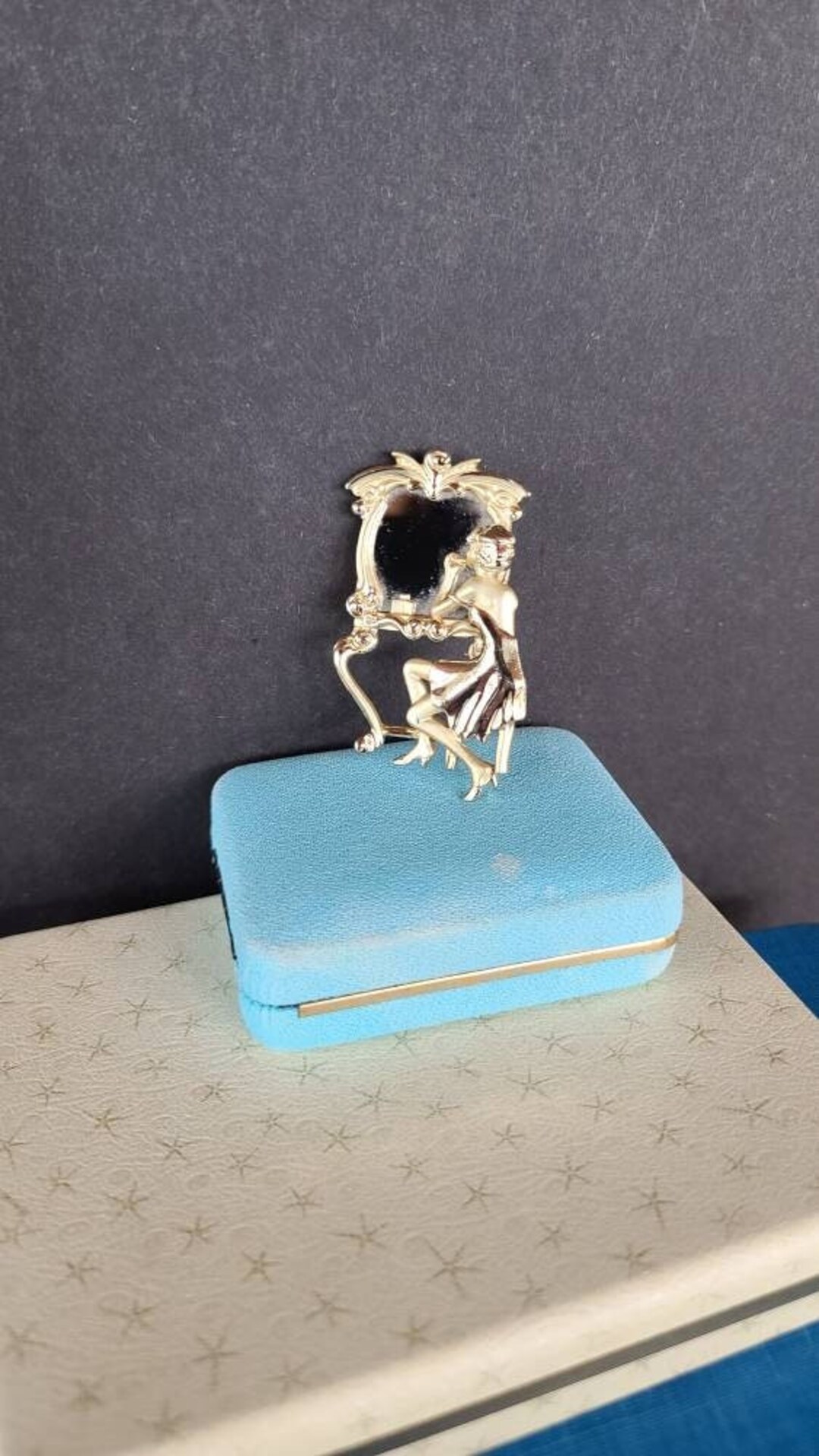 AJC Art Deco Style Brooch - Etsy