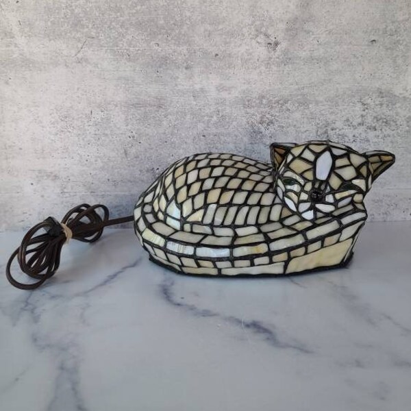 Stained Glass Cat - Etsy