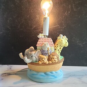 Noah's Ark Lamp Vintage - Etsy