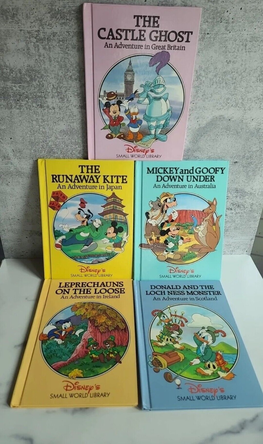 Set of 5 Disneys Small World Library Hardback Books - Etsy