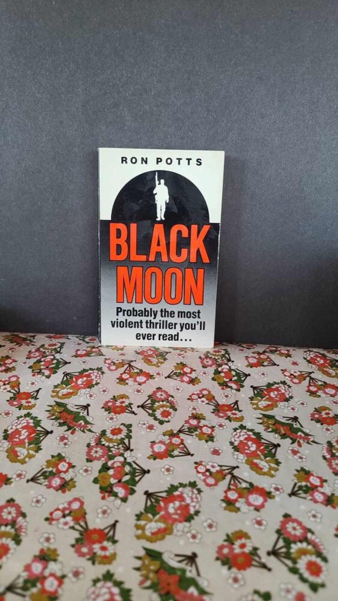 Black Moon by Ron Potts, 1988 Vintage Thriller - Etsy