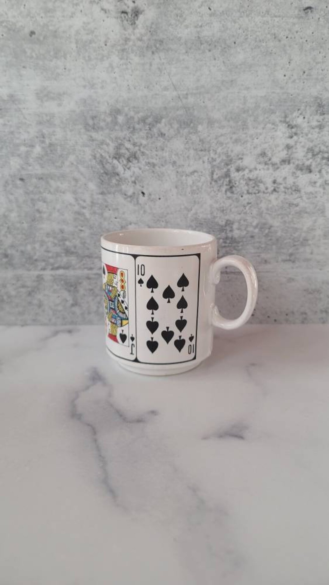 Suit of Spades Playing Cards Mug - Etsy