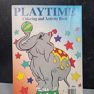 Playtime Coloring and Activity Book - Etsy