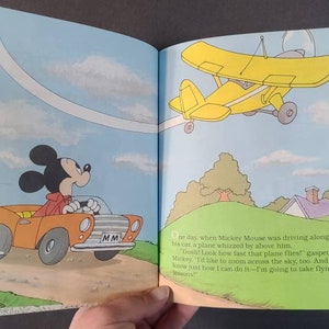 Walt Disney's Mickey Mouse Heads for the Sky, A Little Golden Book - Etsy
