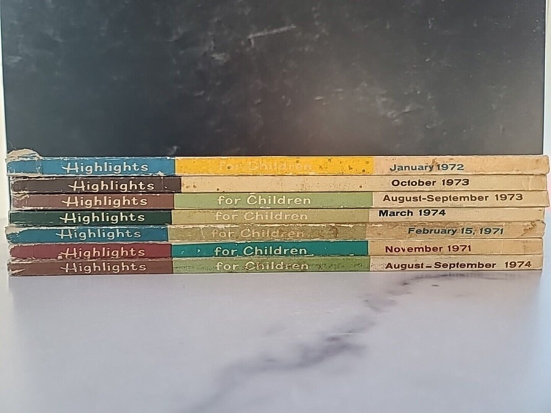 Vintage Highlights Book Lot - Etsy