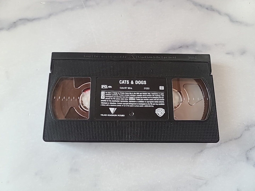 Cats & Dogs VHS - Etsy