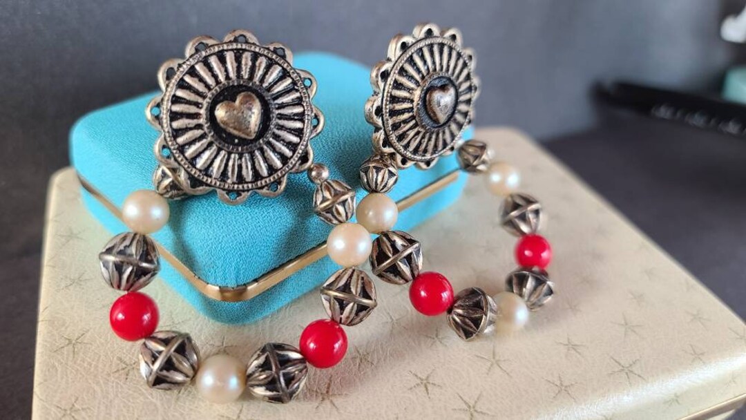 1980s Dangling Day to Night Clip-on Earrings - Etsy