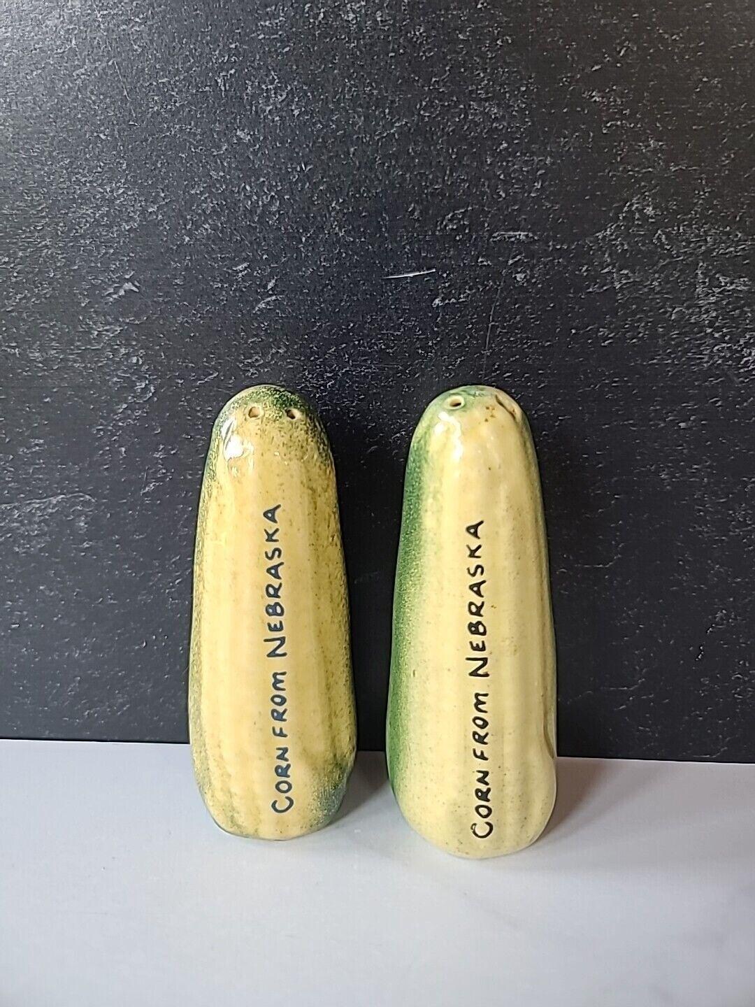 Corn From Nebraska Salt and Pepper Shakers Vintage, READ - Etsy