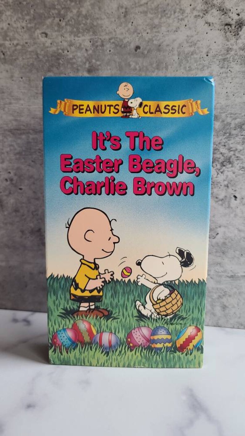 It's the Easter Beagle Charlie Brown VHS - Etsy