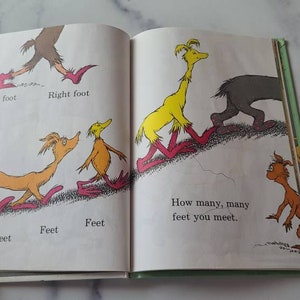 Vintage Dr. Seuss 'the Foot Book' - 1993 Edition - Etsy