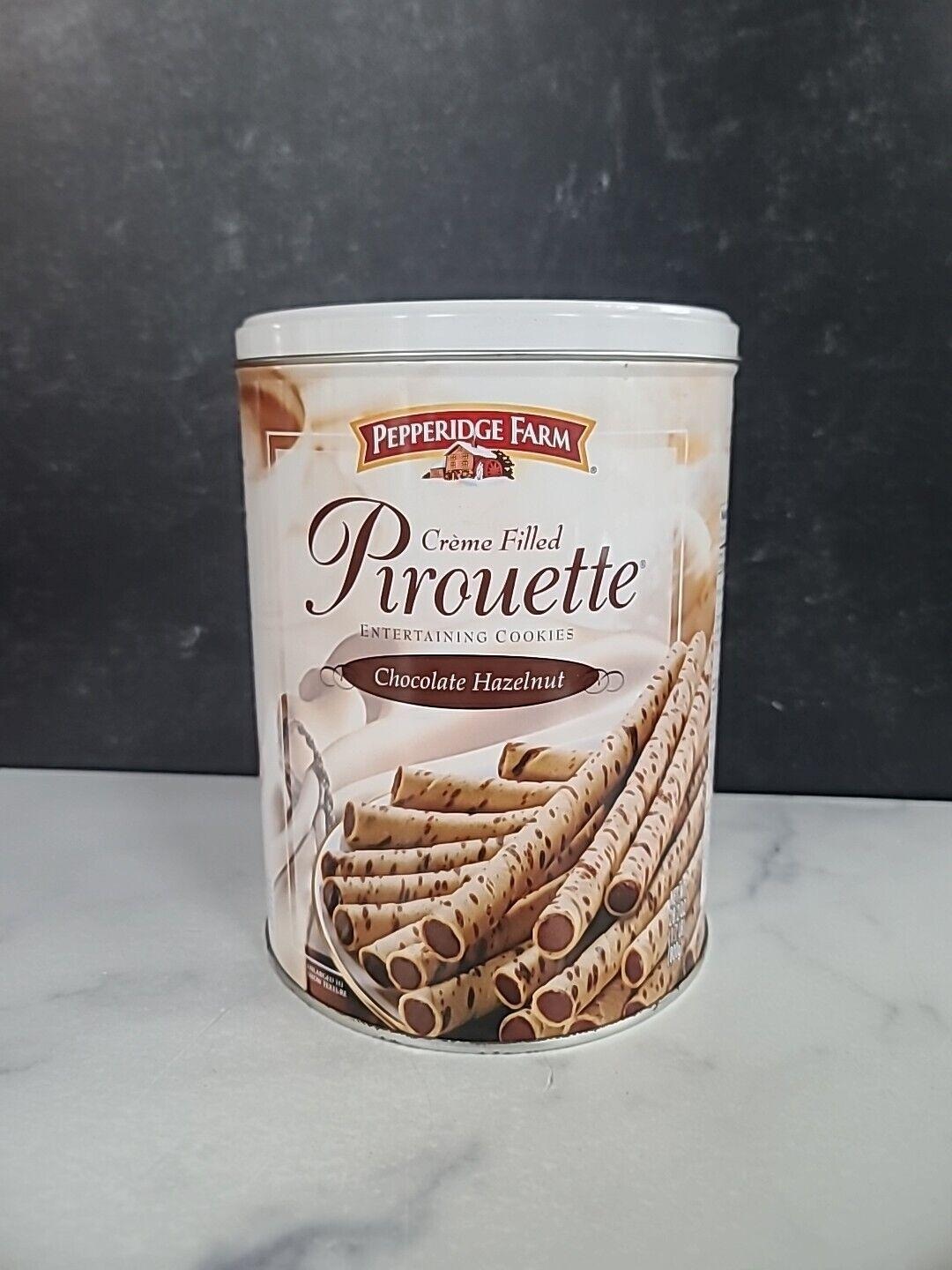 Pepperidge Farm Pirouette Cookies Empty Tin Large 28 Oz 8x6-inch ...