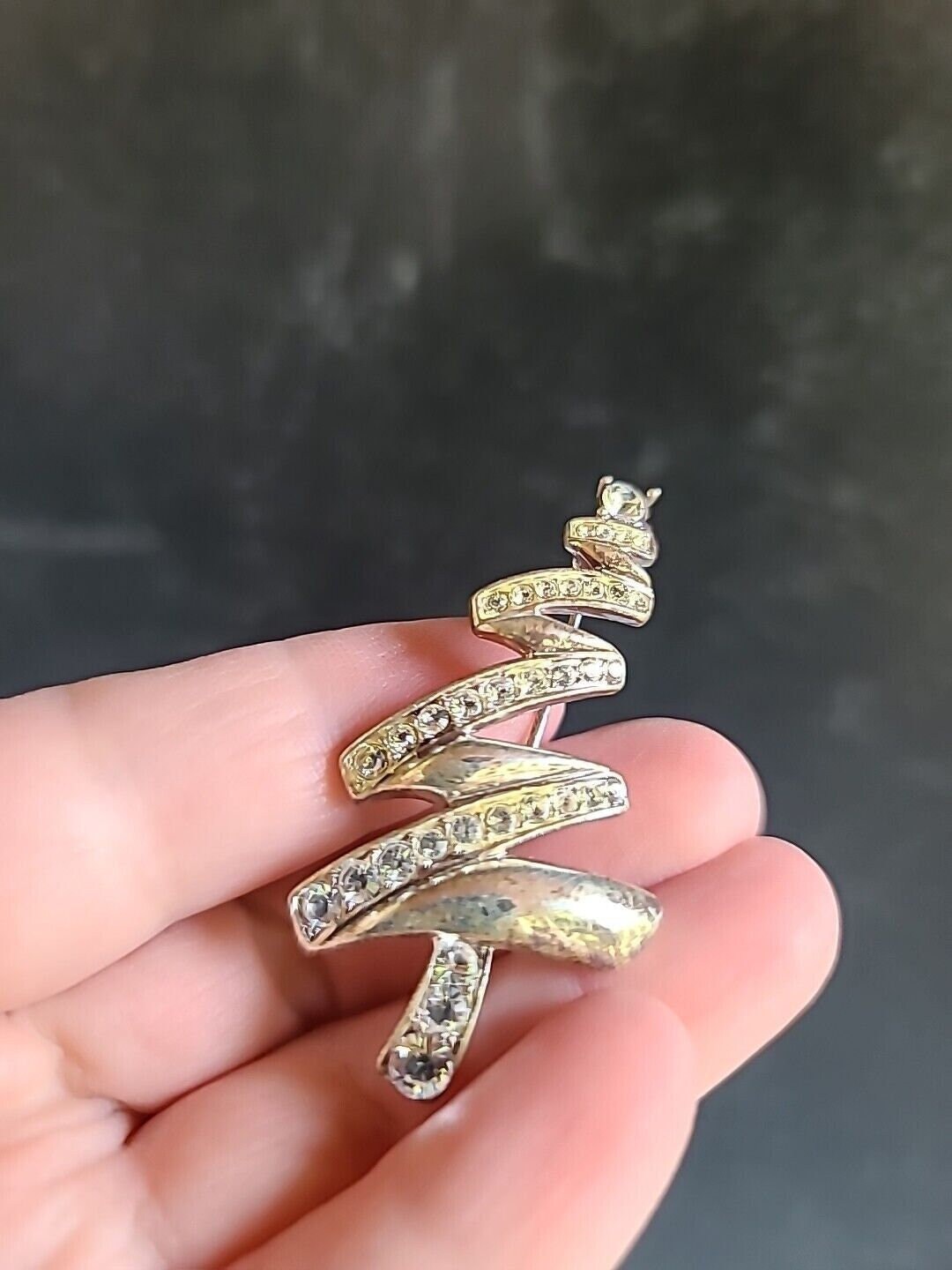 Monet Christmas Tree Brooch Vintage - Etsy