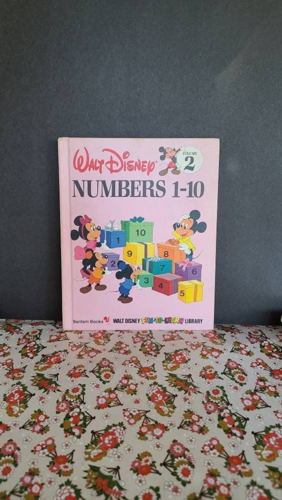 Walt Disney Numbers 1-10 | Etsy