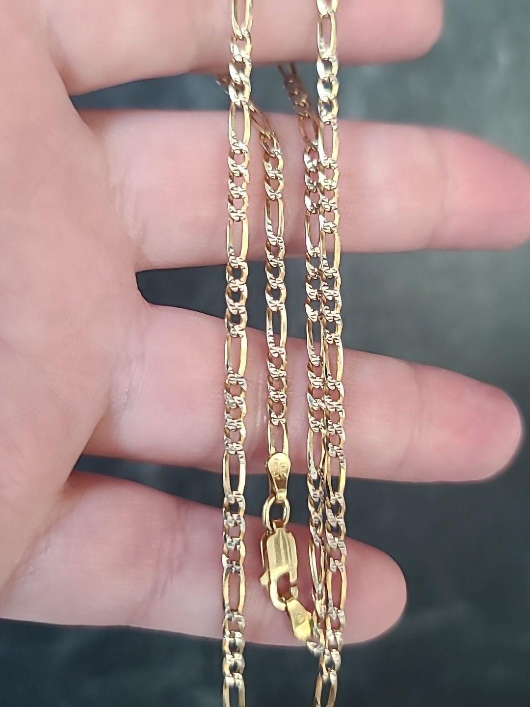 P. LUX Italian Gold Plated 925 Sterling Silver Chain Necklace Vintage ...