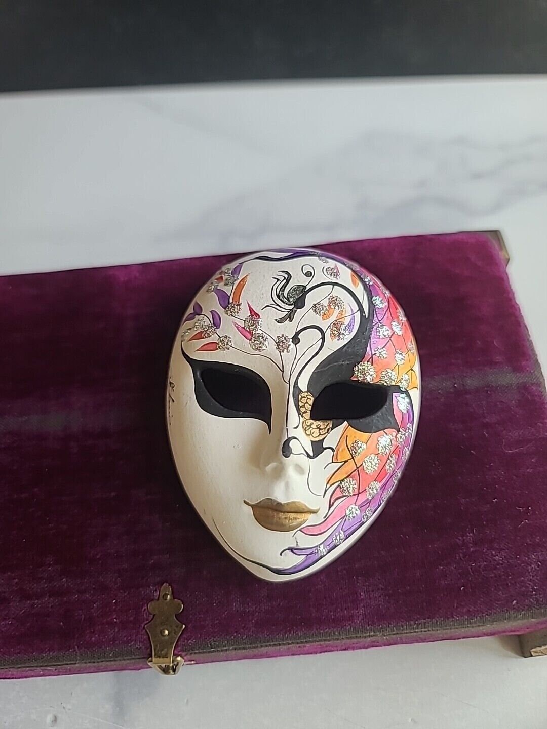 Ceramic Masquerade Mask Vintage - Etsy