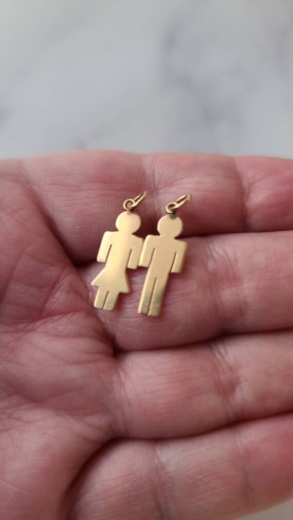 14k male and female - Gem