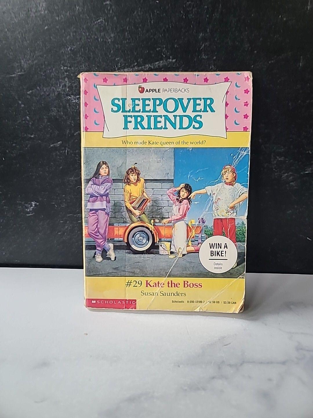 Sleepover Friends #29 Kate the Boss by Susan Saunders Paperback - Etsy