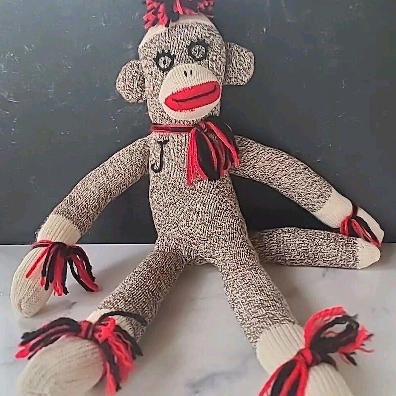 Brown Sock Monkey - Etsy