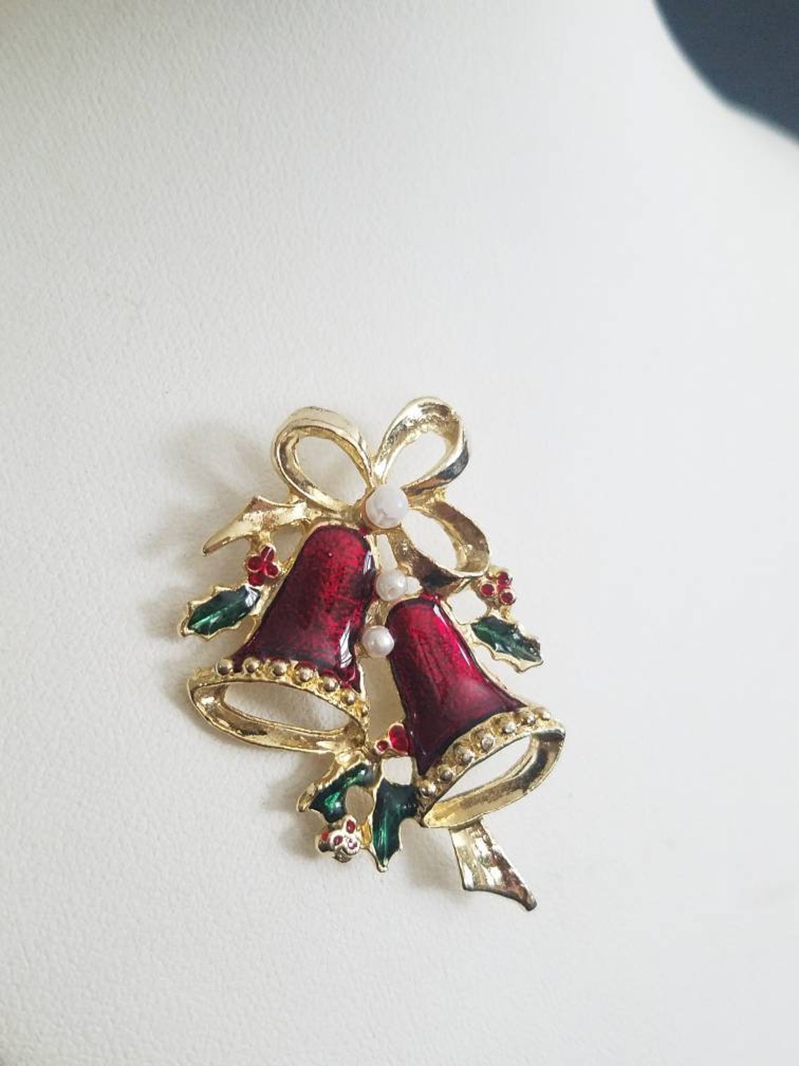 Christmas Bells Vintage Brooch Holiday Jewelry Gifts for Her | Etsy