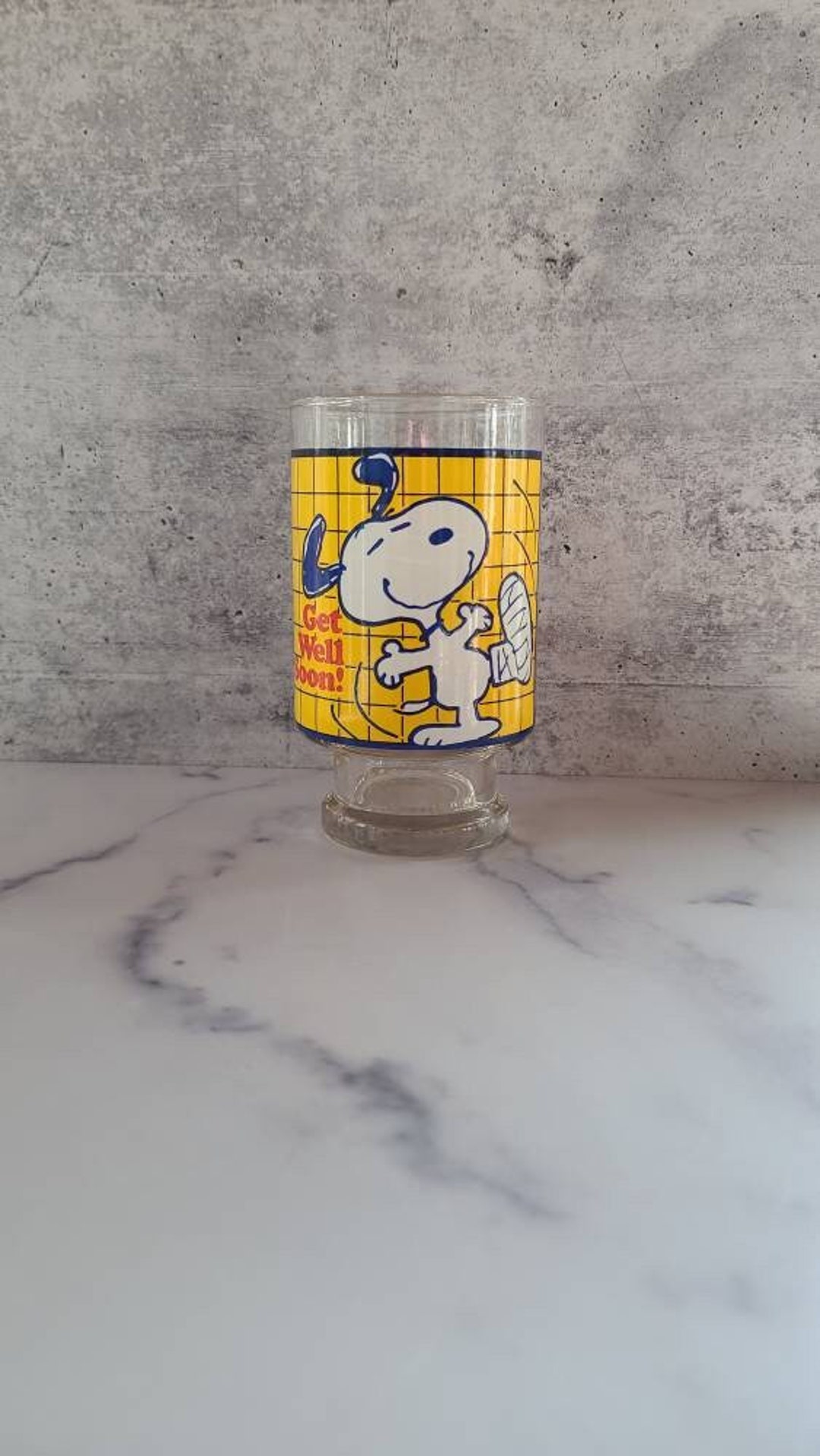Peanuts Snoopy Get Well Soon Flower Vase - Etsy
