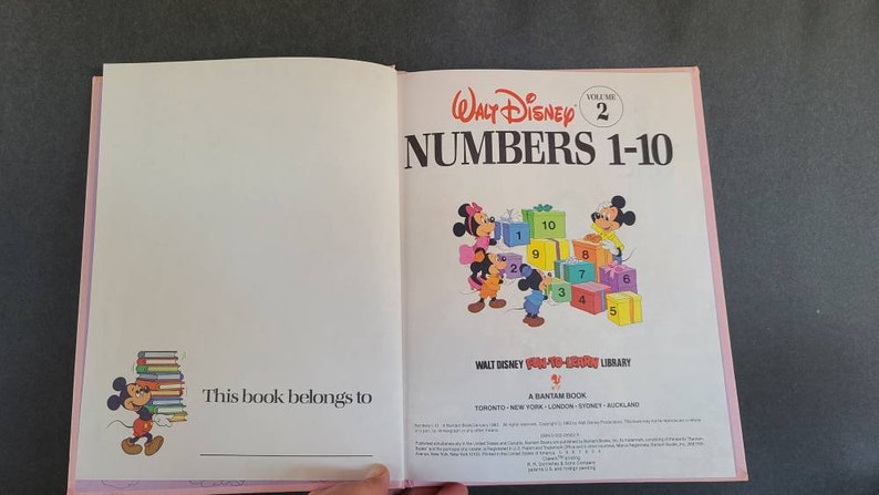 Walt Disney Numbers 1-10 - Etsy Australia