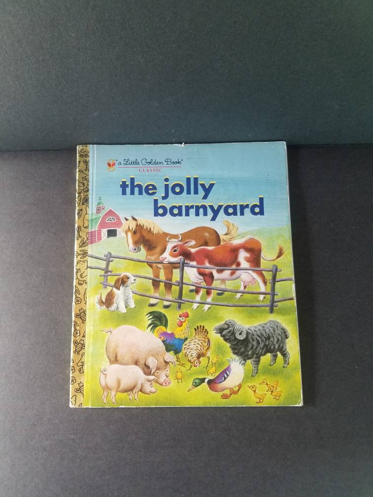 The Jolly Barnyard A Little Golden Book - Etsy