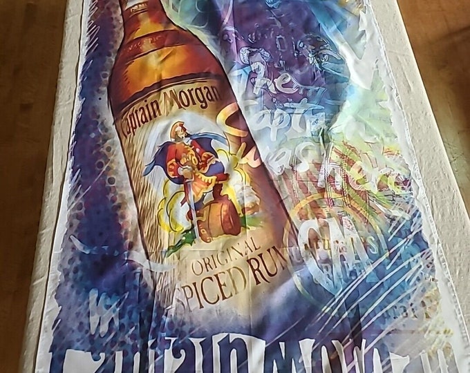 Captain Morgan Banner, Vintage - Etsy