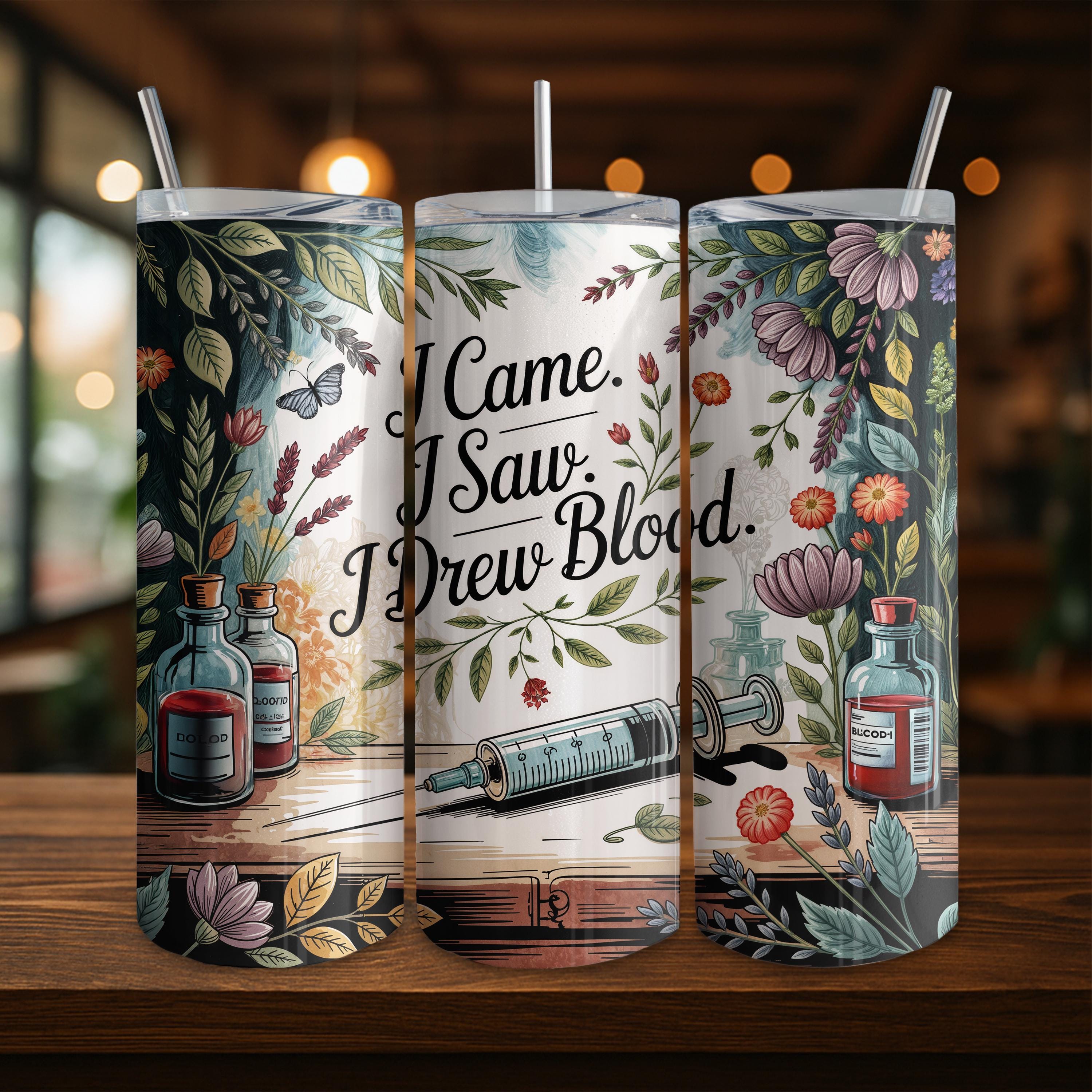 Phlebotomist Tumbler Wrap Png, Phlebotomist 20 Oz Skinny Sublimation ...