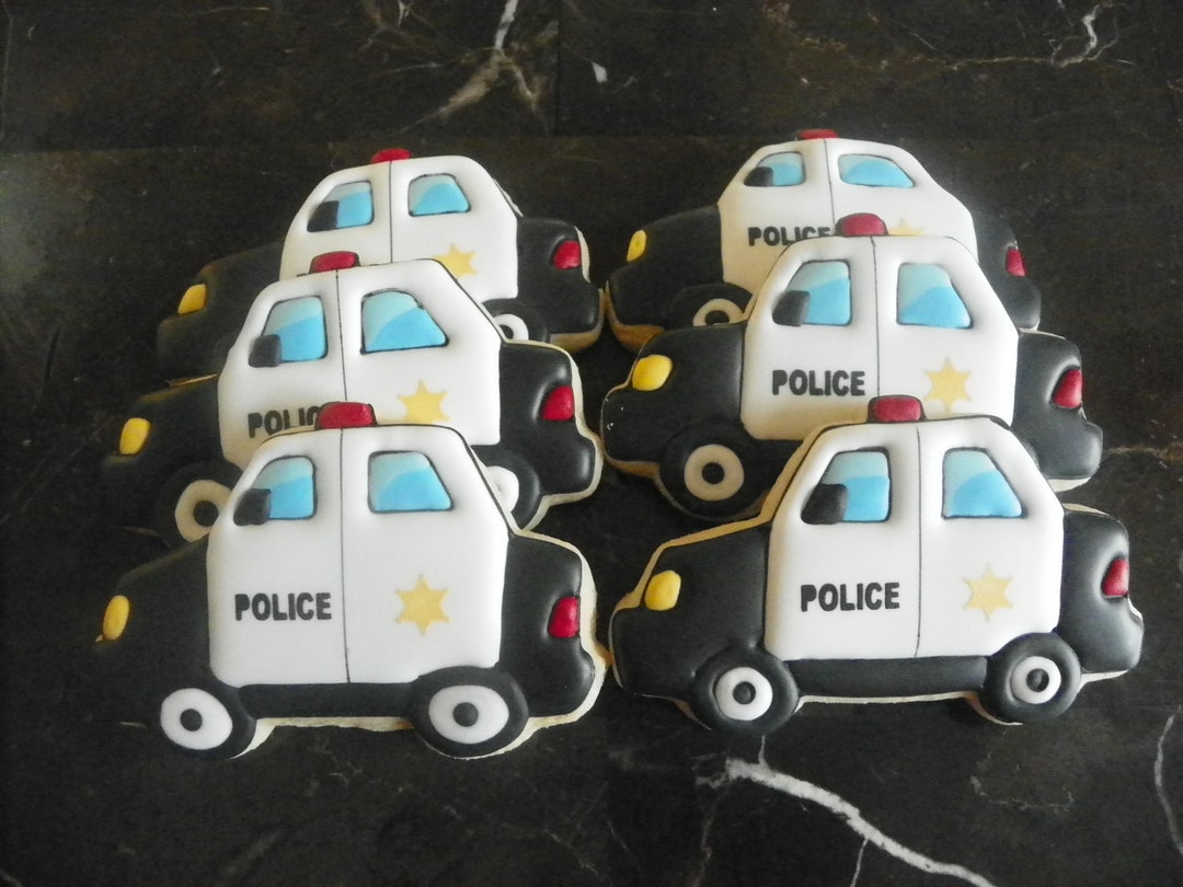 Police Car Cookies, Law Enforcement, Cop Cookies - Etsy