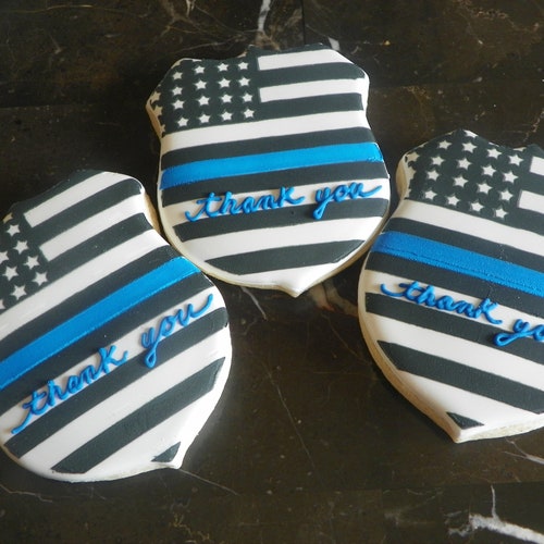 Law Enforcement Cookies Police Cookies Support Police - Etsy
