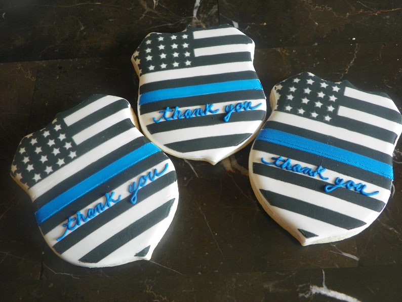 Law Enforcement Cookies, Police Cookies, Support Police Cookies - Etsy