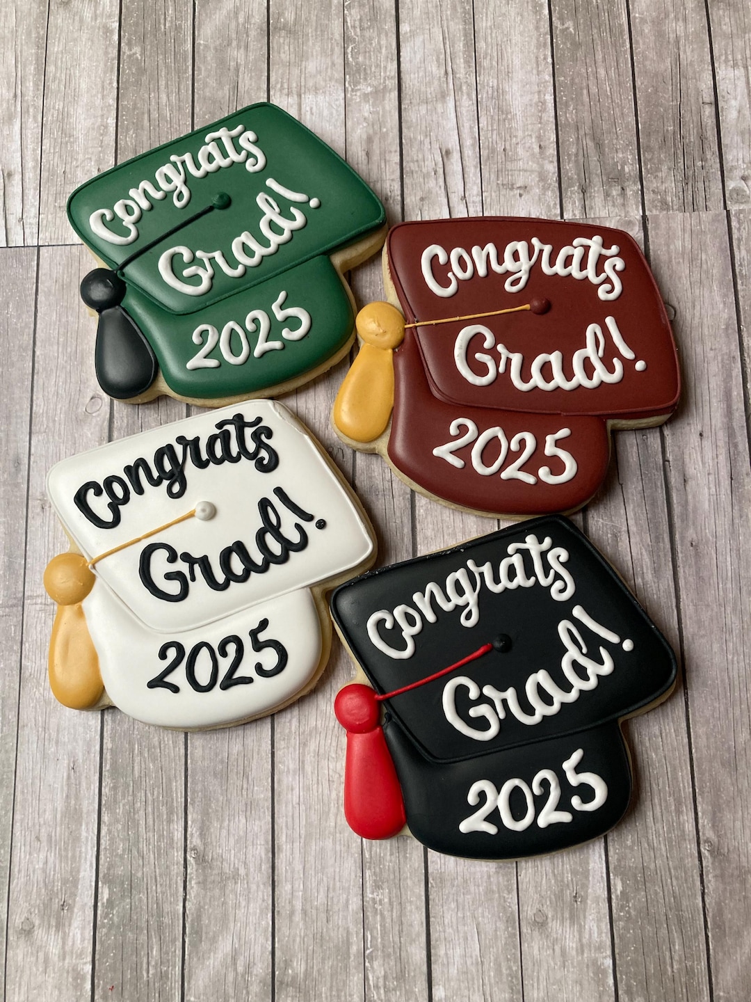 Graduation Cap Cookies - Etsy