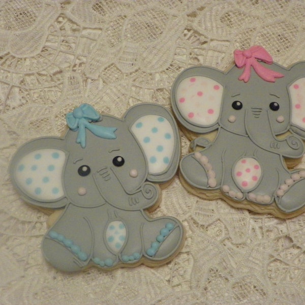 Elephant Cookies - Etsy