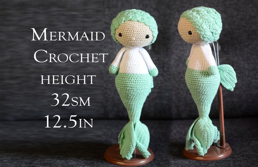 Crochet Mermaid Goldfish, Doll, Sirena, the Mermaid Crochet, Nixie, Sea ...