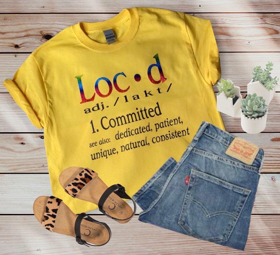 Loc'd Tee, Women Loc'd Lovers Tee, Loc'd Definition Tee, Unisex Tee ...