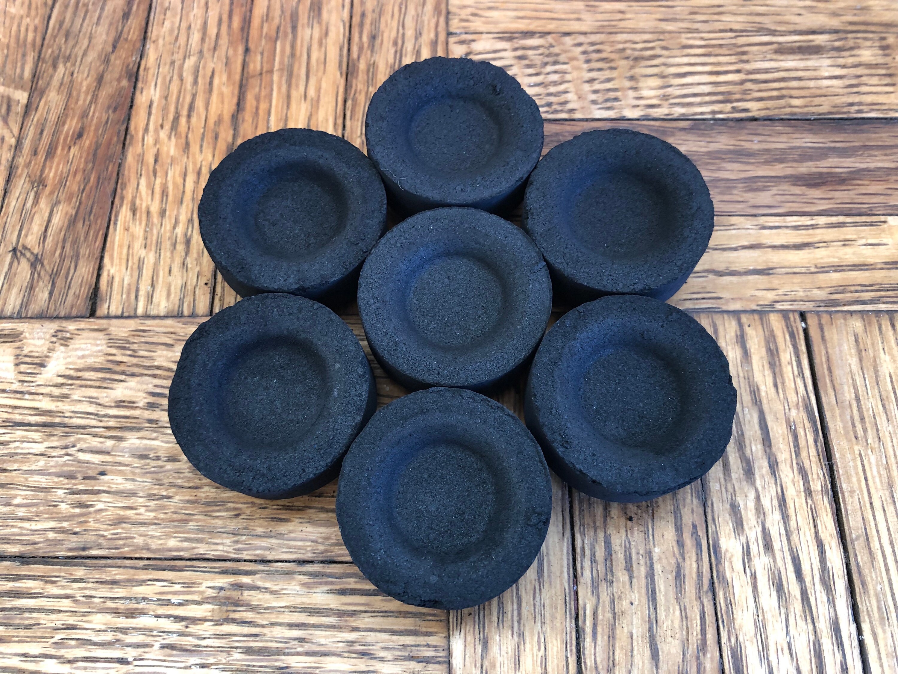 Charcoal Rounds One Pack of 10 Charcoal Discs, Charcoal Tablets, Resin ...