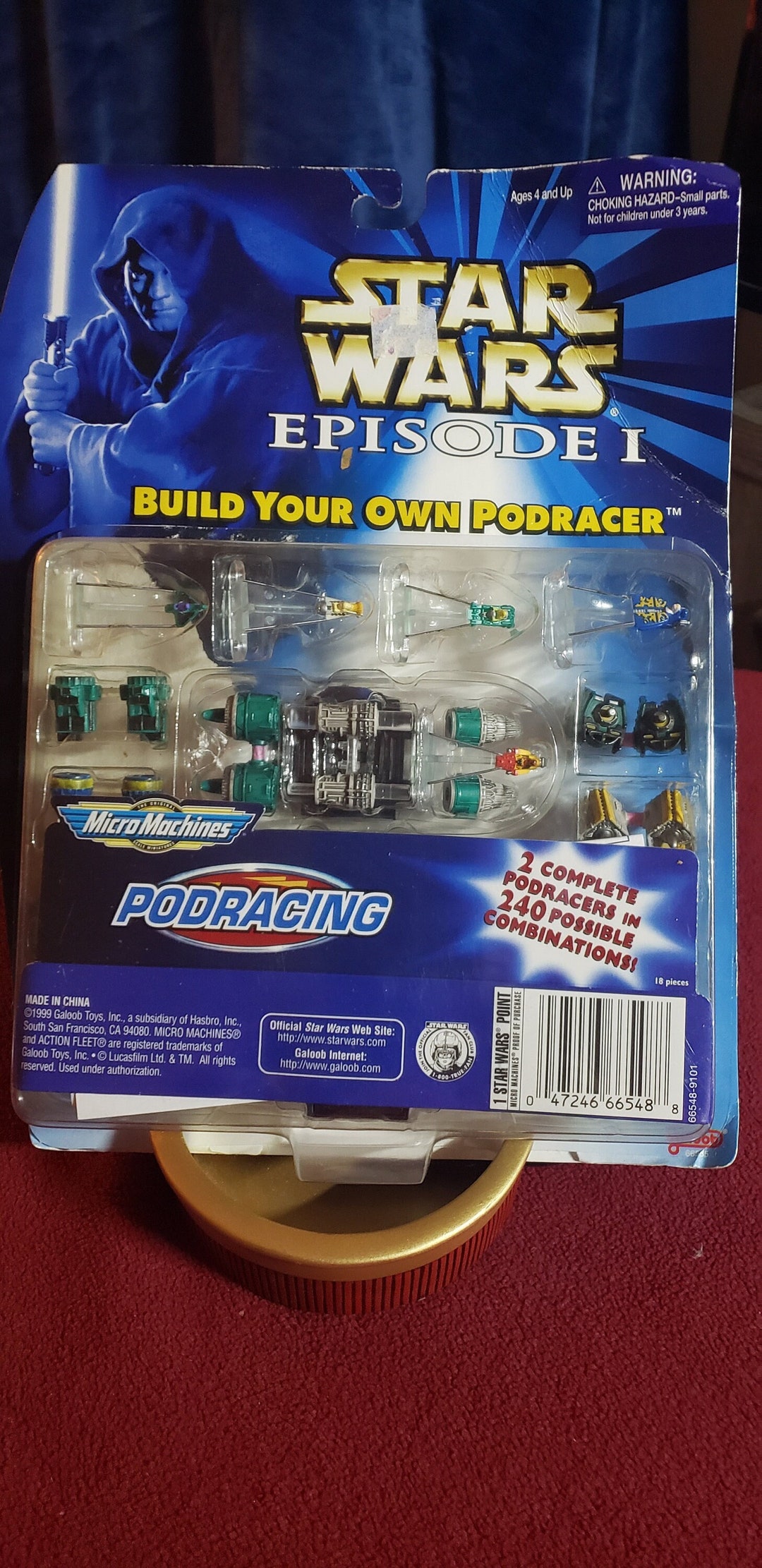 Star Wars Episode 1 Build Your Own Pod Racer Micromachines New With 240 ...