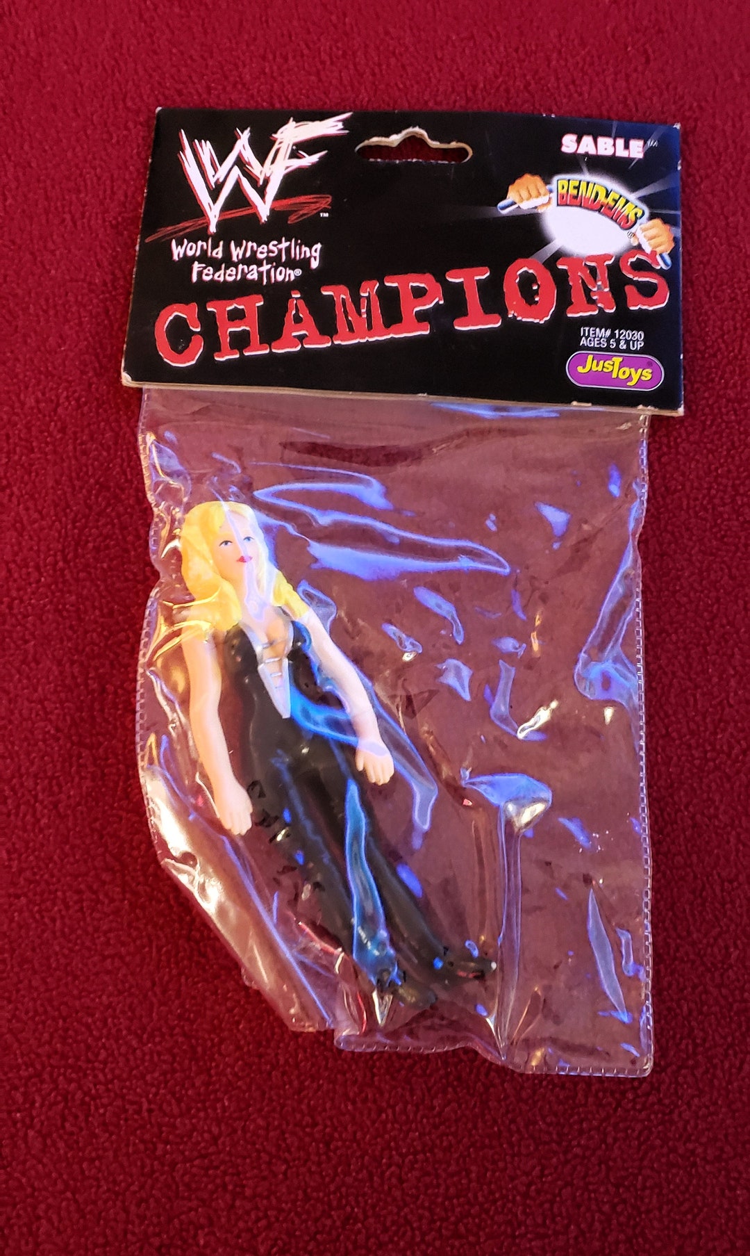 WWF Sable Bend'ems Brand NEW Sealed Action Figure Justoys 1999 - Etsy