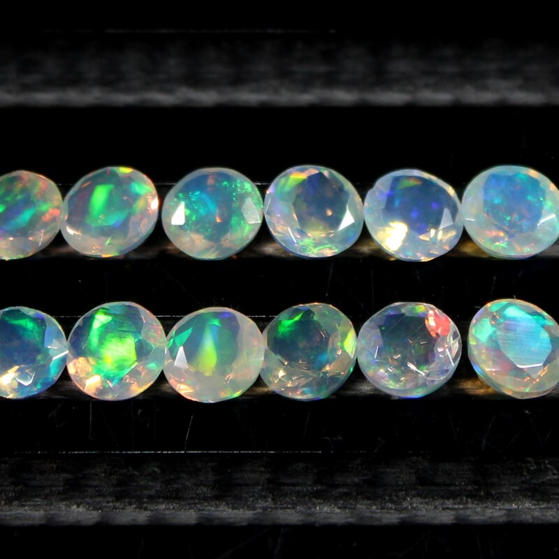 Faceted Opal - Etsy