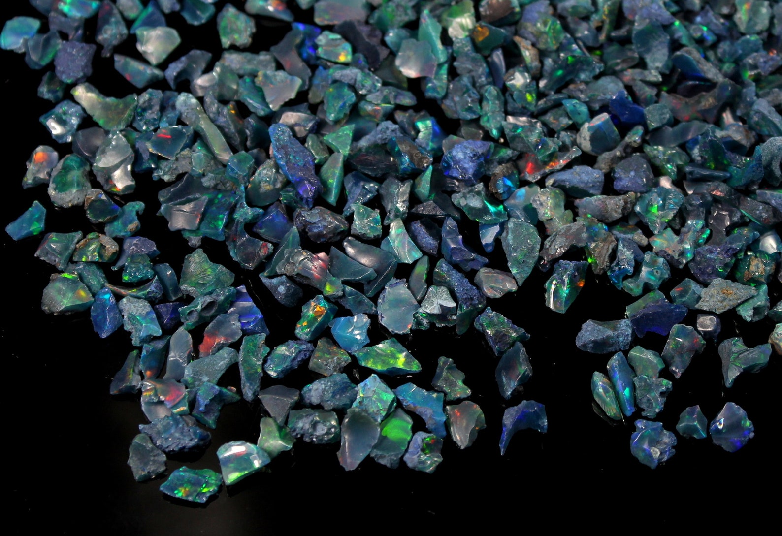 20 Stk. Schwarzer Opal roh Natürlicher Schwarzer Opal | Etsy