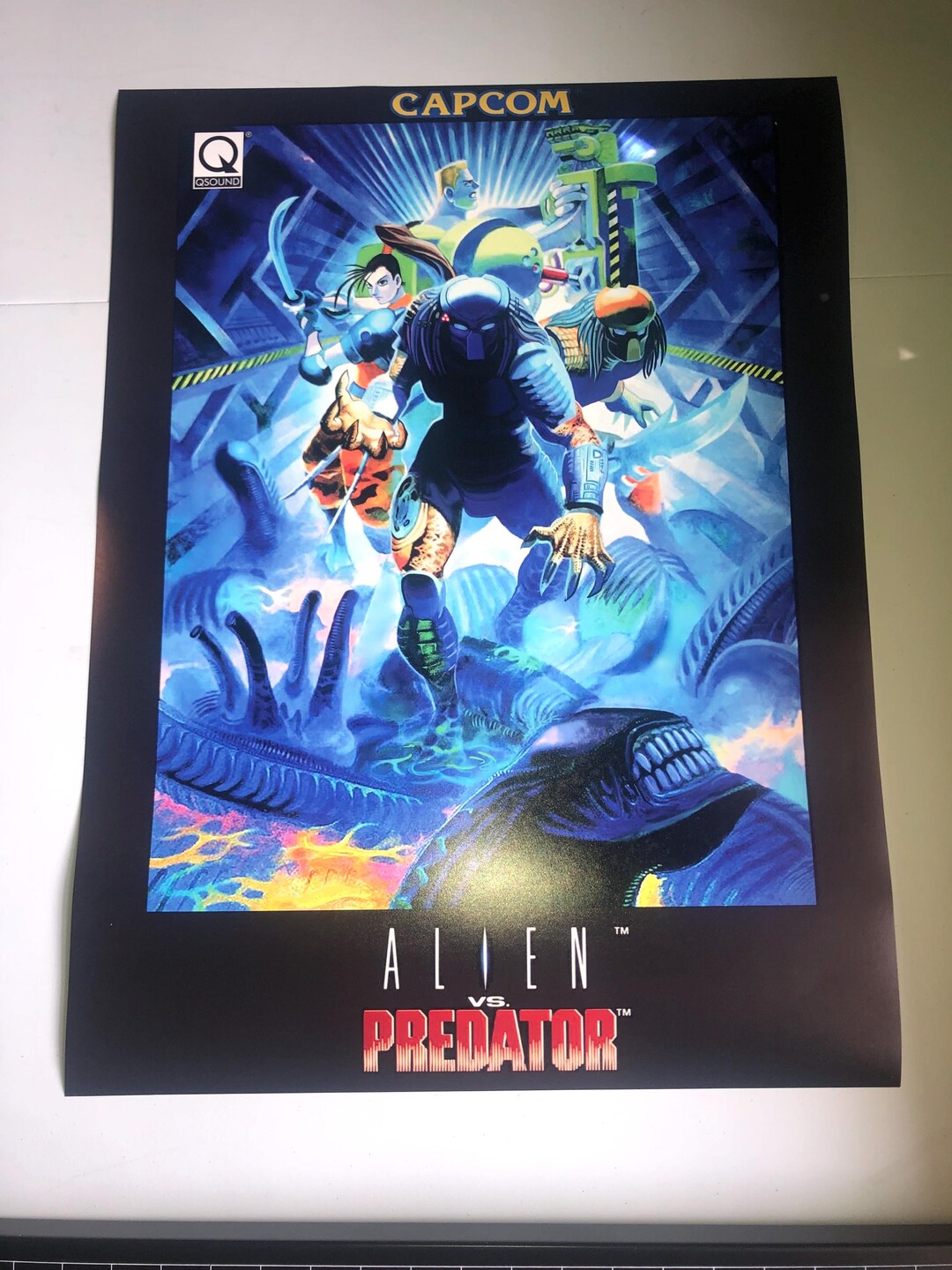 Alien Vs Predator Arcade Poster CPS2 - Etsy