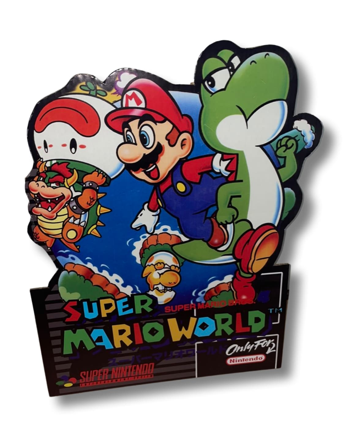 Super Mario World Standee Snes Nintendo Sign - Etsy