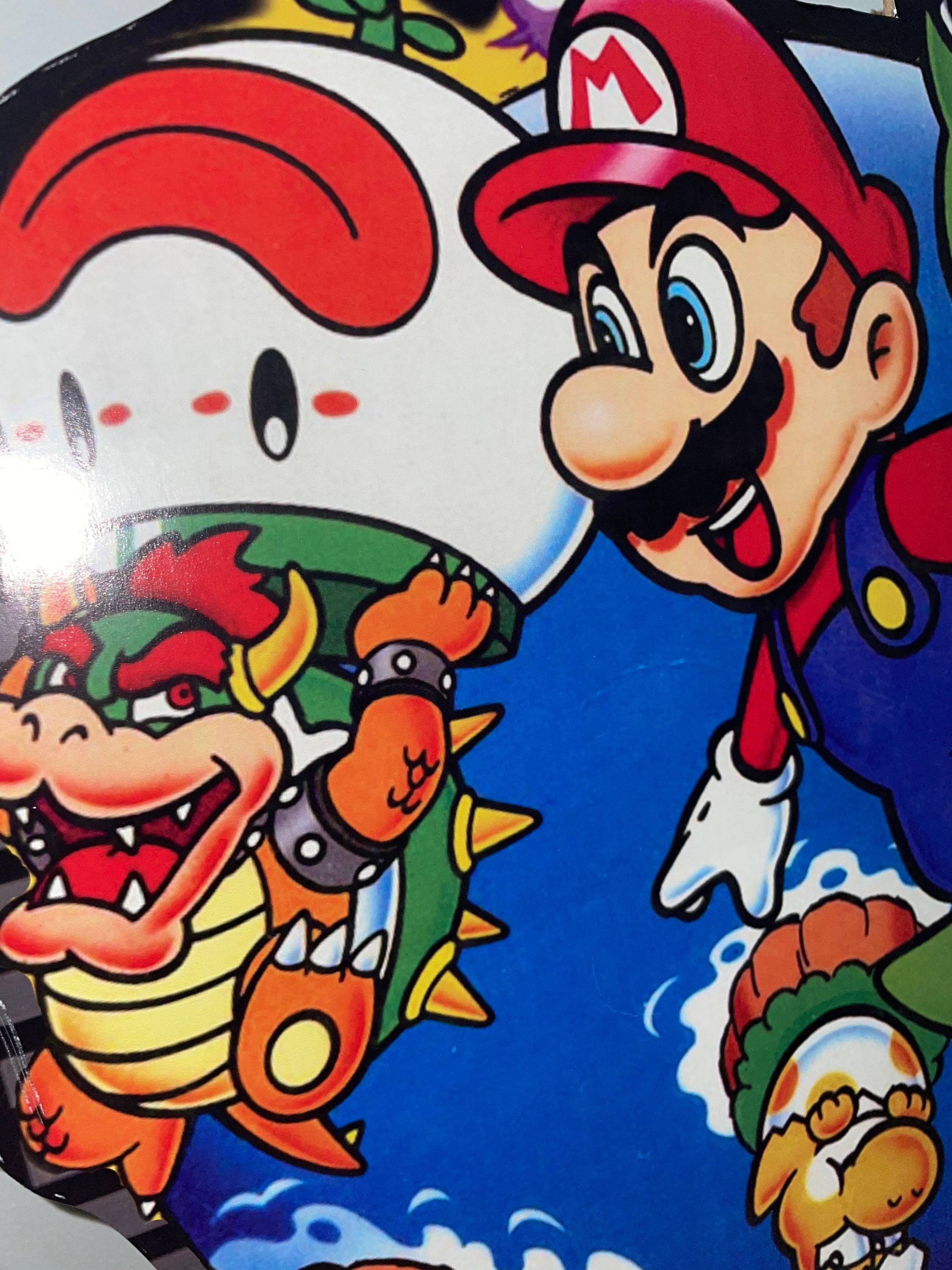 Super Mario World Standee Snes Nintendo Sign - Etsy