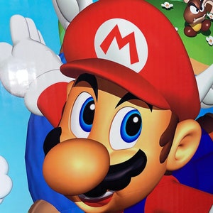 Super Mario 64 Standee - Nintendo Sign - Etsy UK