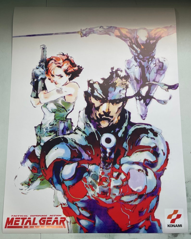 Metal Gear Solid Poster - Etsy